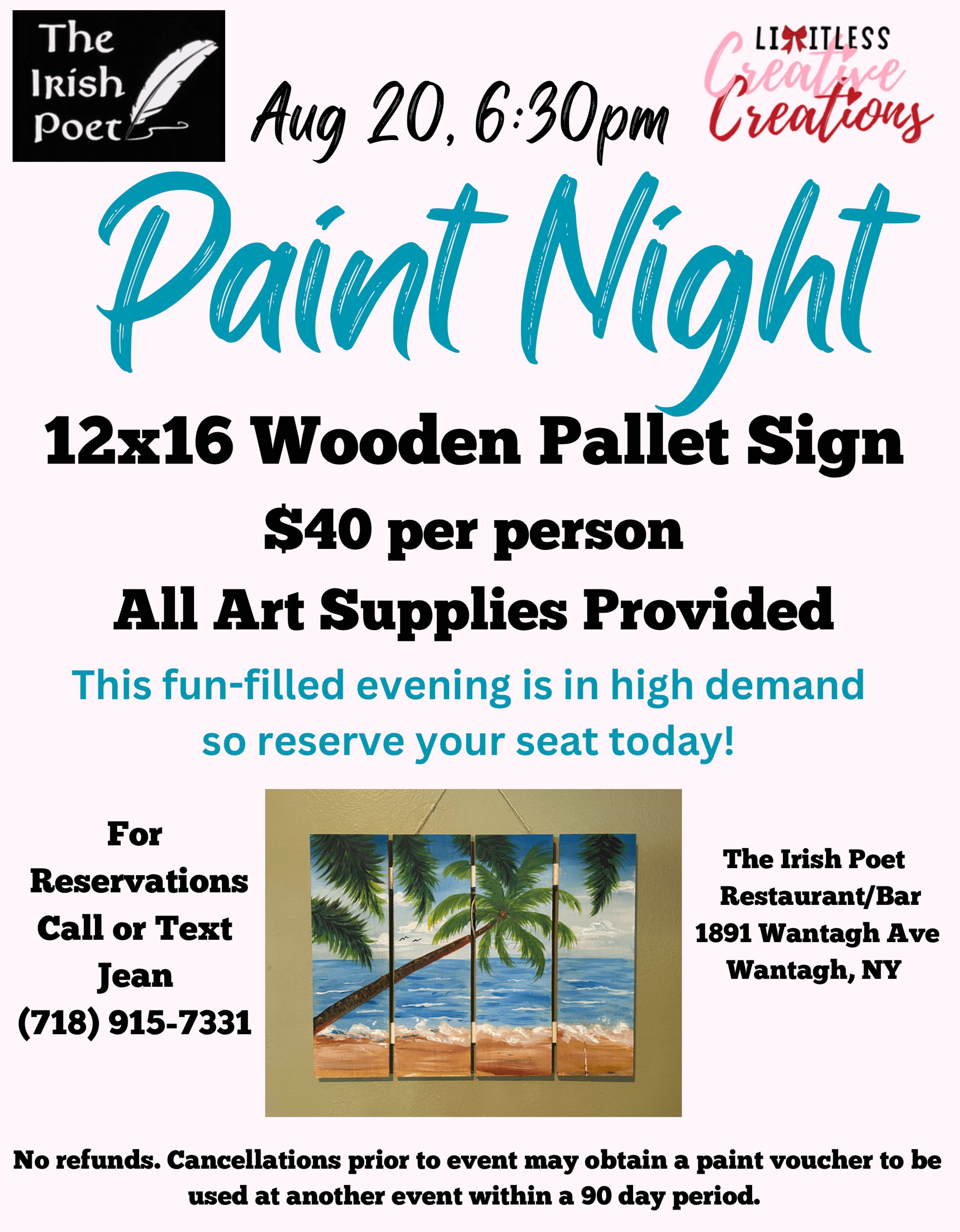 Upcoming Events - The Irish Poet Restaurant & Bar – Wantagh, NY